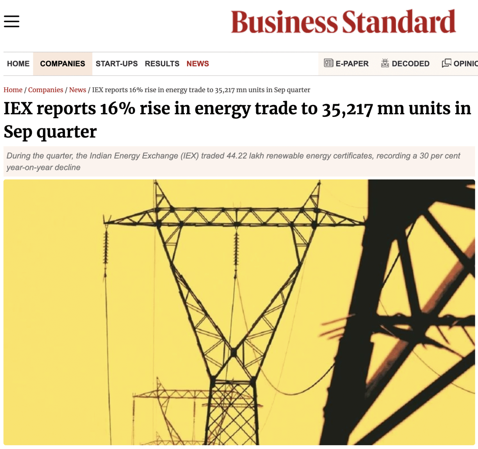 Energy Trading - Terrasol Power